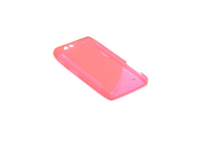 Futrola PVC S-SHAPE za Motorola RAZR XT910 roze