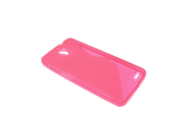 Futrola PVC S-SHAPE za Alcatel OT-6040D Idol X roze