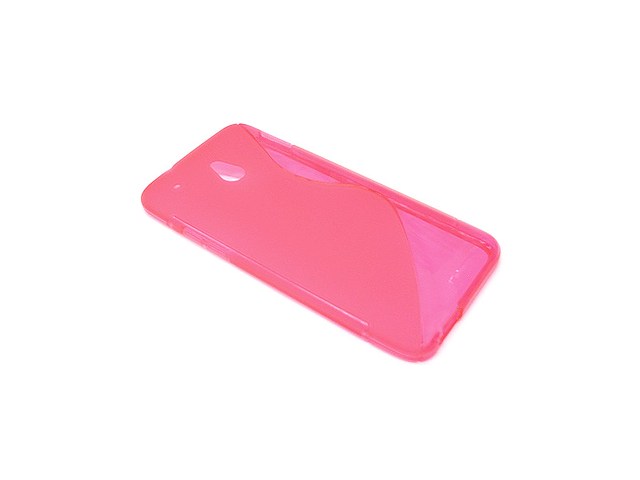 Futrola PVC S-SHAPE za HTC ONE mini roze