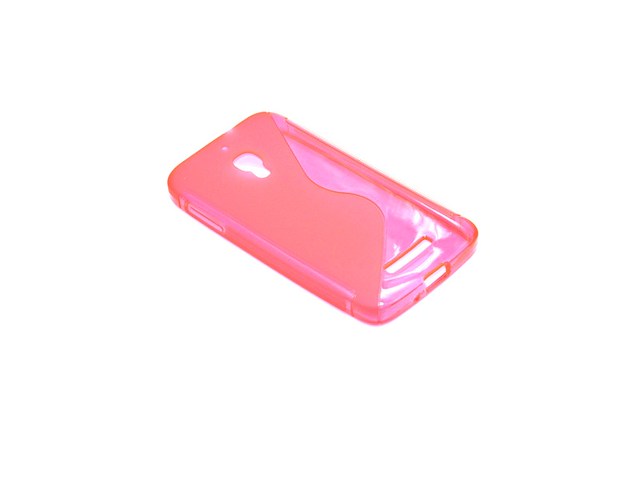 Futrola PVC S-SHAPE za Alcatel OT-7025D Snap roze