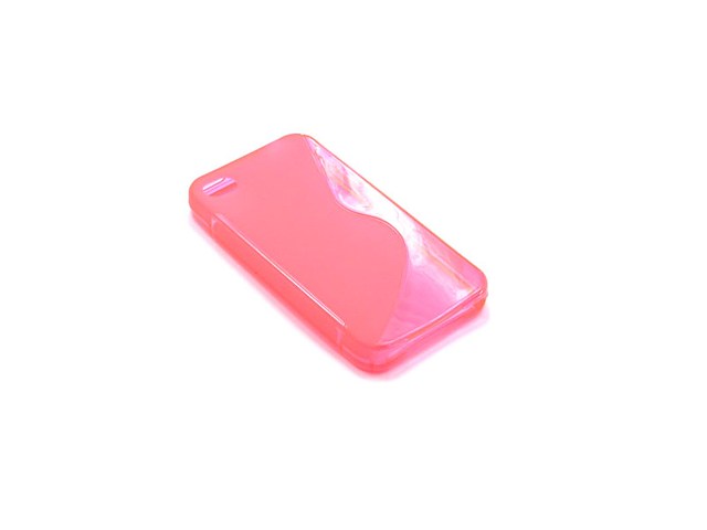 Futrola PVC S-SHAPE za Iphone 4G/4S roze