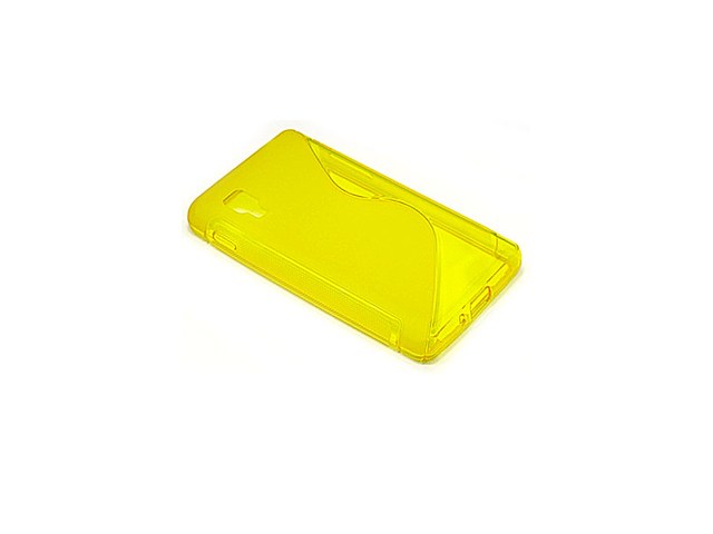 Futrola PVC S-SHAPE za LG Optimus L4 II E440 zuta