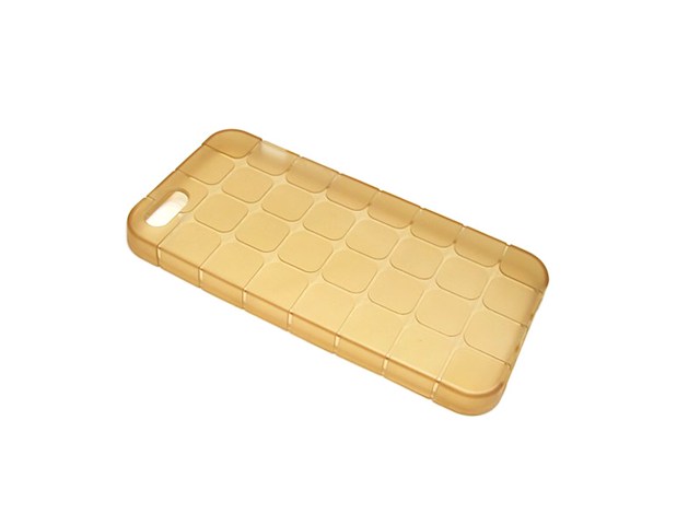 Futrola silikon FINE za Iphone 5G-5S-SE zlatna
