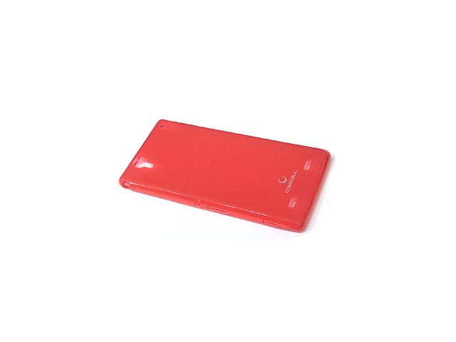 Futrola silikon DURABLE za Sony Xperia T2 Ultra D5303D crvena