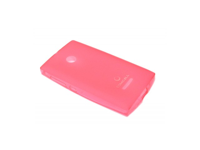 Futrola silikon DURABLE za Microsoft 435 Lumia pink