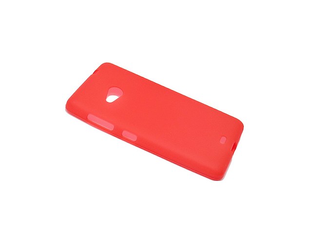 Futrola silikon DURABLE za Microsoft 535 Lumia crvena