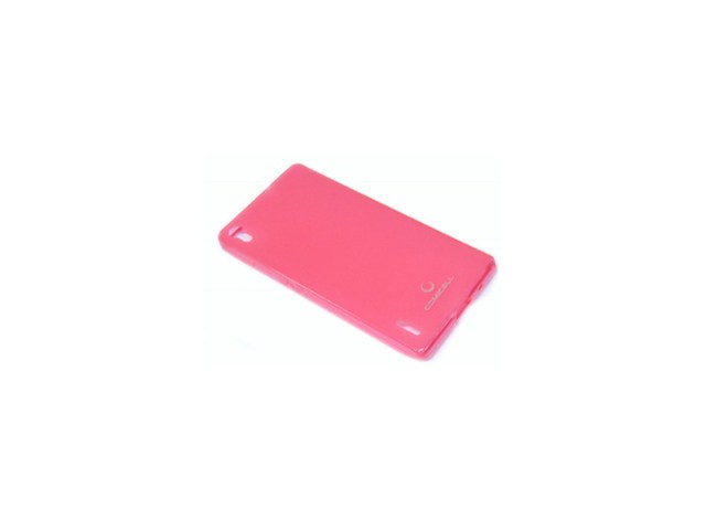 Futrola silikon DURABLE za Huawei P7 Ascend pink