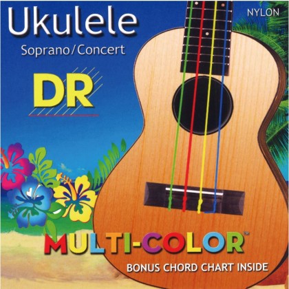 Music box
DR Strings Multi-Color soprano Ukulele žice