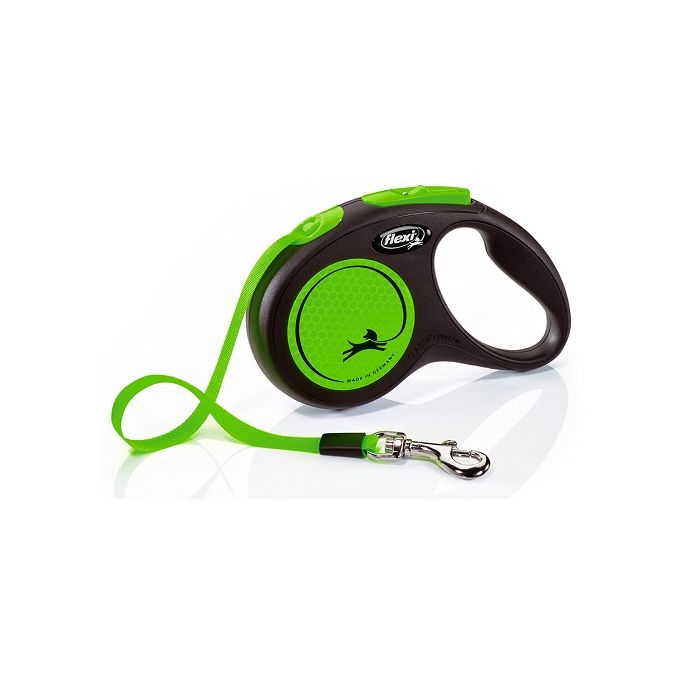 Flexi: Povodac New Neon Tape Green