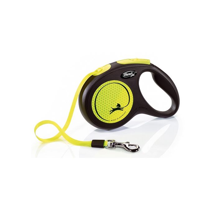 Flexi: Povodac New Neon Tape Yellow