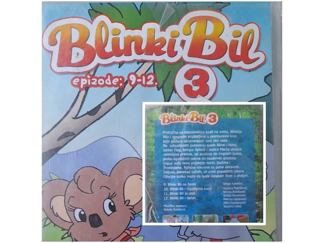 dvd Blinki Bil 3,epizode 9 -12