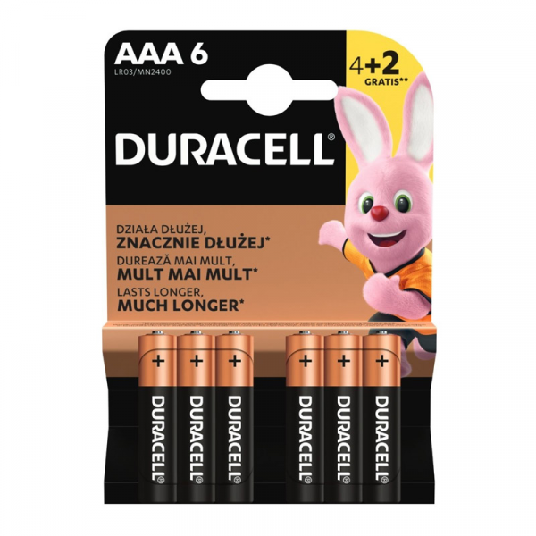 Duracell Basic LR03 1/6 1.5V alkalna baterija