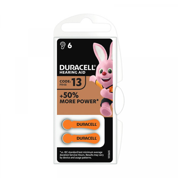 Duracell 13/PR48 1.45V baterija za slusni aparat pakovanje 6kom