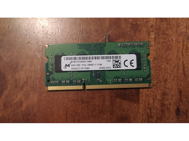 Ram memorija BR2 DDR3 Micron 4GB , 1600Mhz , PC3L