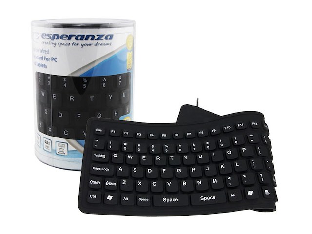Esperanza EK126K - Silikonska tastatura