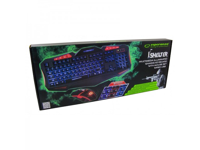 EGK3000 Esperanza multimedia wired tastatura