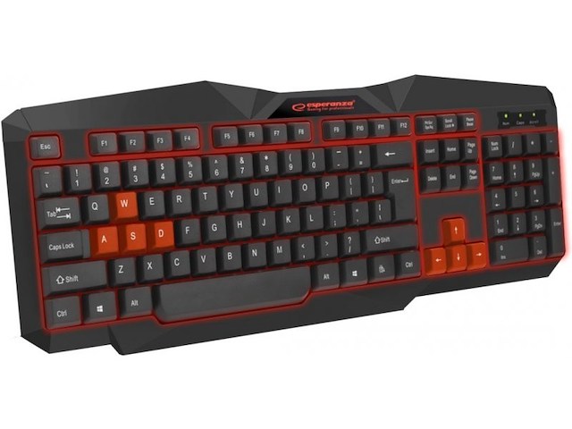 EGK201R Esperanza wired usb gaming tastatura