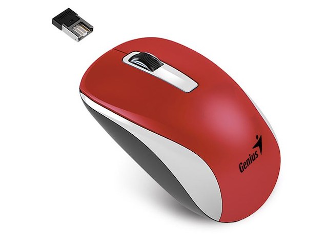 Bežični miš - Genius Mouse NX-7010, USB, WH+RED