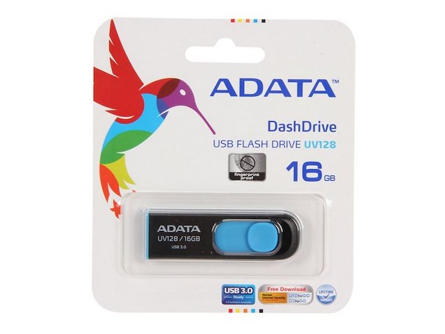 AData USB Fleš 16GB USB 3.0 Crno Plavi - Garancija 2god