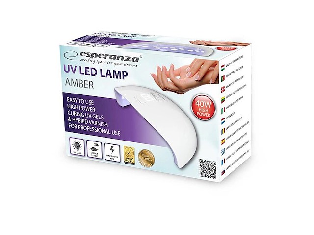 EBN009 - Profesionalna Esperanza AMBER UV LED lampa