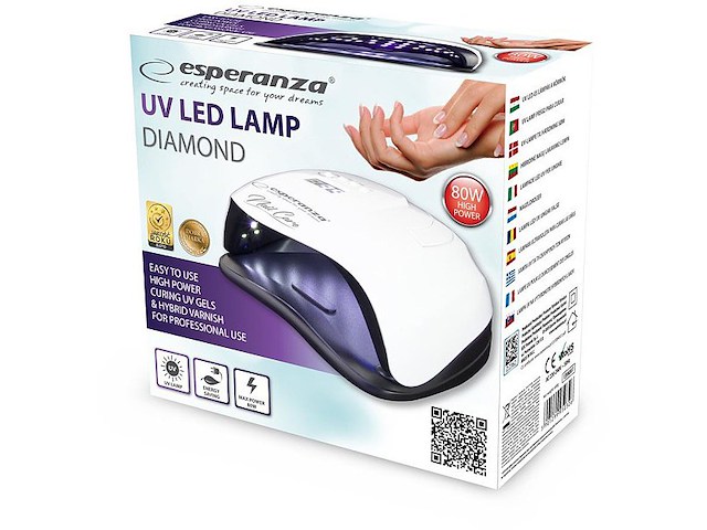 EBN007 - Profesionalna Esperanza DIAMONG UV LED lampa