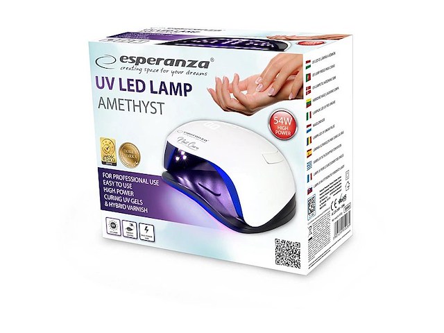 EBN005 - Profesionalna Esperanza AMETHYST UV LED lampa
