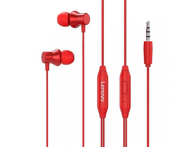 Lenovo HF130 Metal Headset, Crvene