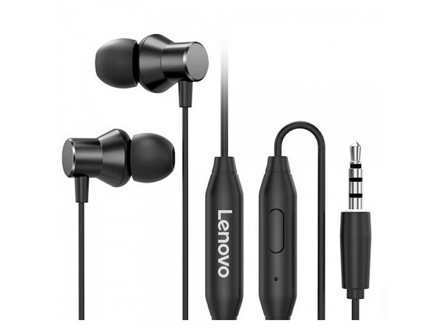 Lenovo HF130 Metal Headset, Black