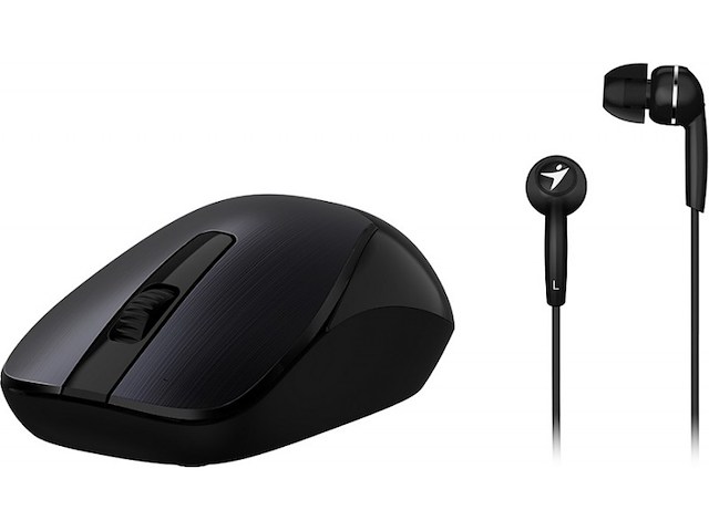 Bežični miš i slušalice - Genius MH-7018, BLACK,GM-170005