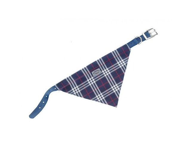 Ogrlica za pse sa maramom plava 65cm, 25mm