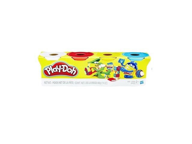 PlayDoh SET plastelin 4 boja