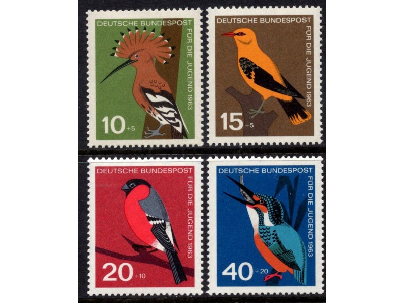 Nemačka BRD 1963. Komplet serija, FAUNA