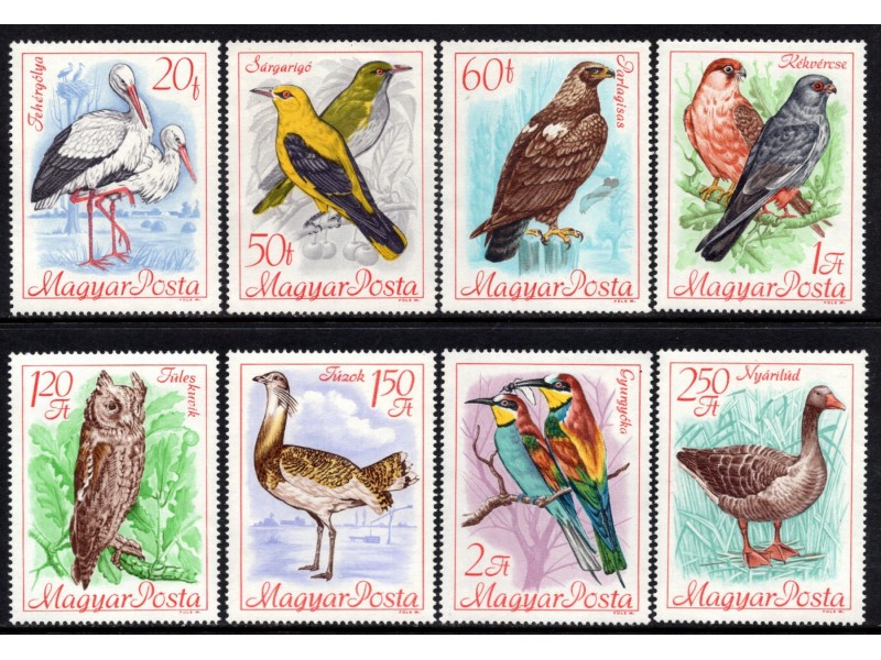 Magyar Posta 1968. Komplet serija, FAUNA