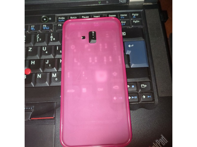 Samsung Galaxy J6 plus silikonska maska roze boje