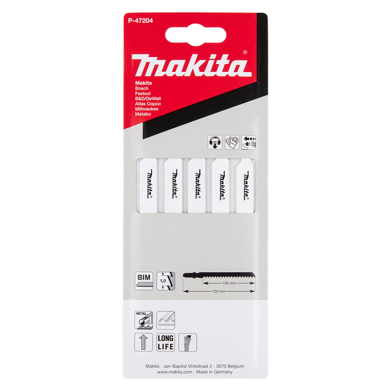 Makita – List za ubodnu testeru 105mm, za metal – P-47204