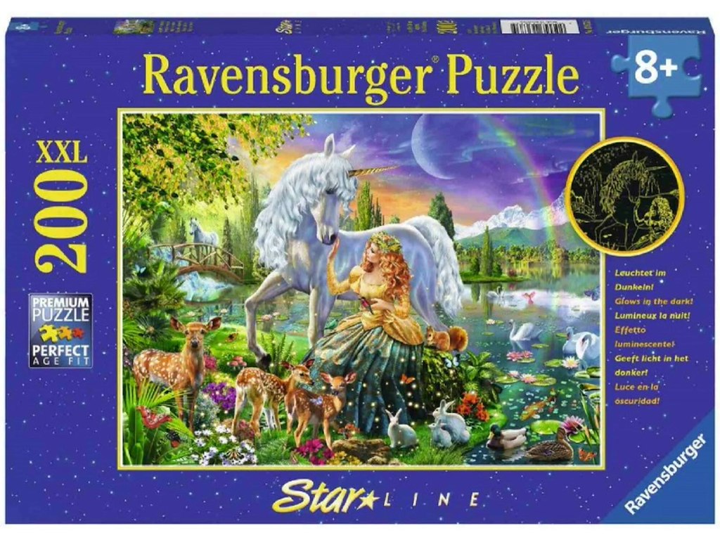 Ravensburger puzzle (slagalice) - Svetleći jednorog RA13673