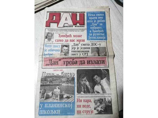 DAN dnevne novine br.891