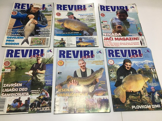 REVIRI časopis za ribolov  6 komada