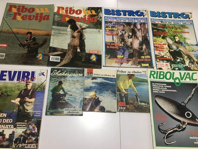 Časopisi za ribolov i ribolovce  komplet