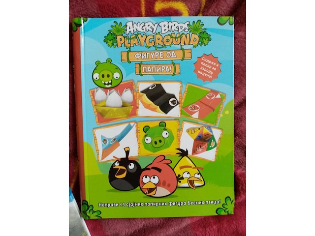 Angry birds figure od papira