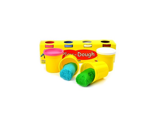 Play Doh plastelin set 4 boje