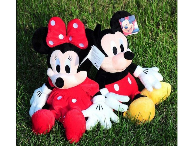 MINNIE i MICKEY MOUSE - Velika plišana igračka 50cm