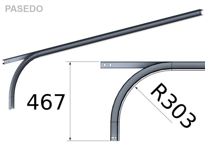 Set horizontalnih vodilica 2750 – RK350