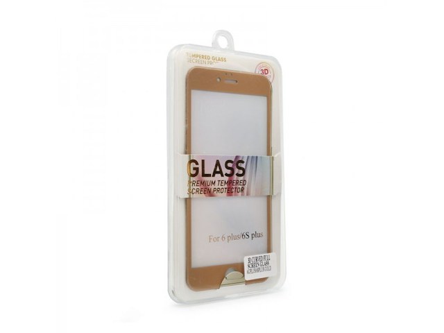 Zaštitno Staklo 3D za iPhone 6 plus/6S plus zlatna