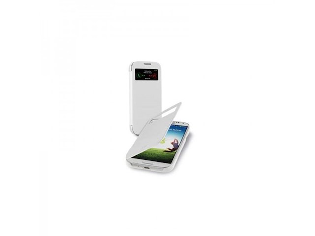 Maskica Cellular Line BOOK-ID za Samsung Galaxy S4 i9500 bela