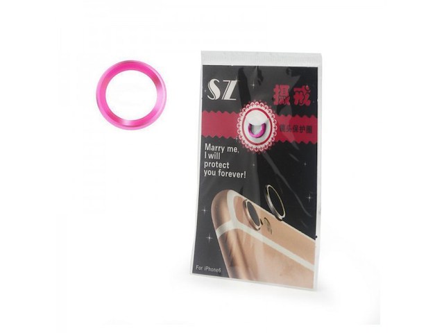 Metalna zastita kamere za iPhone 6/6S pink