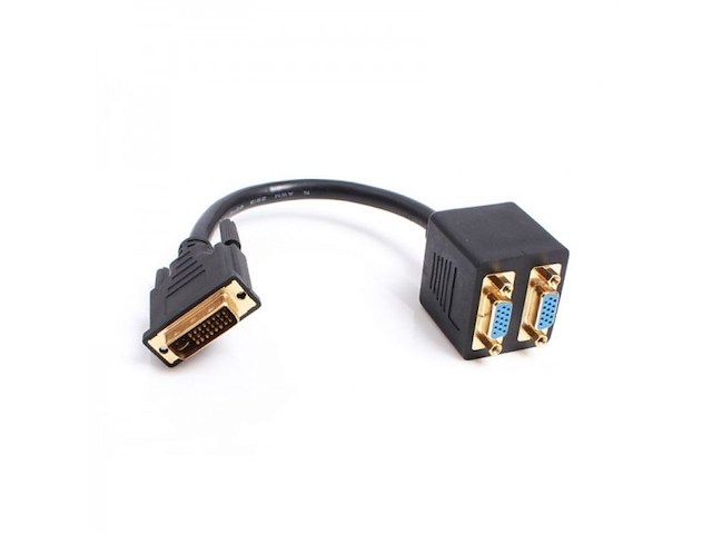 Adapter DVI (24+4) na 2 x VGA Z