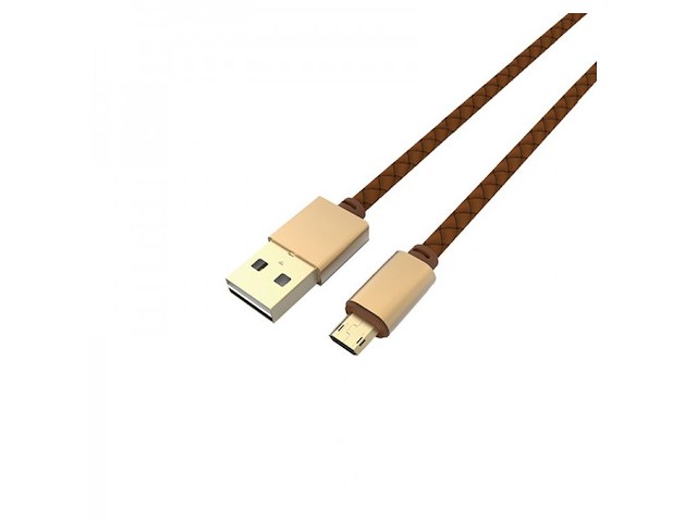 Data kabl LDNIO LS25 micro USB zlatni 1m