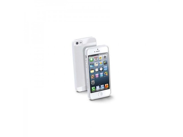 Maskica Cellular Line SOFTSLIM za iPhone 5 bela