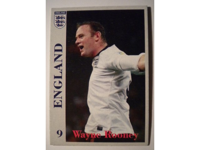 Kartica `The Best Footballers-Wayne Rooney`